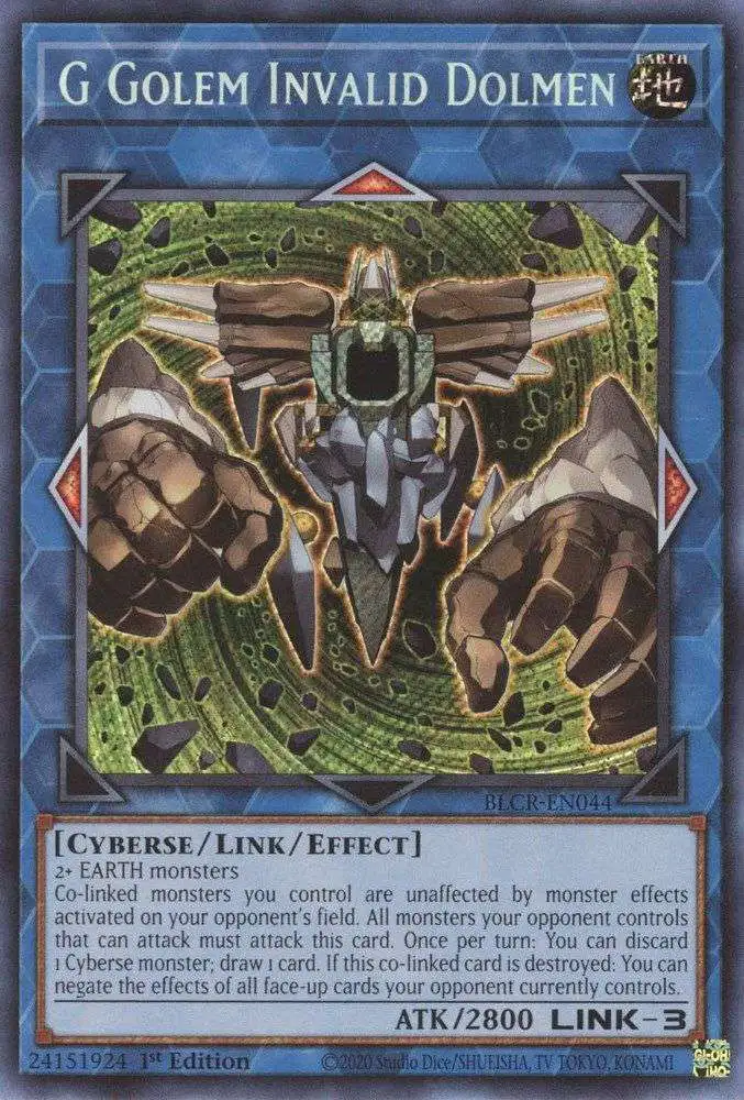 YuGiOh Battles of Legend Crystal Revenge Single Card Secret Rare G ...