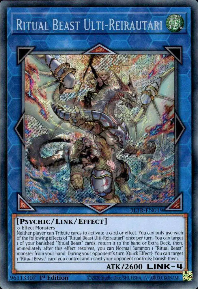 YuGiOh Trading Card Game Battles of Legend Terminal Revenge Single Card Secret Rare Ritual Beast ...