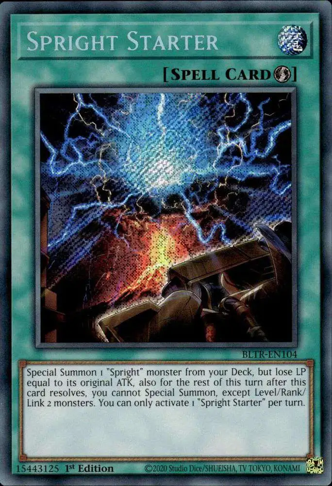 YuGiOh Trading Card Game Battles of Legend Terminal Revenge Single Card Secret Rare Spright ...