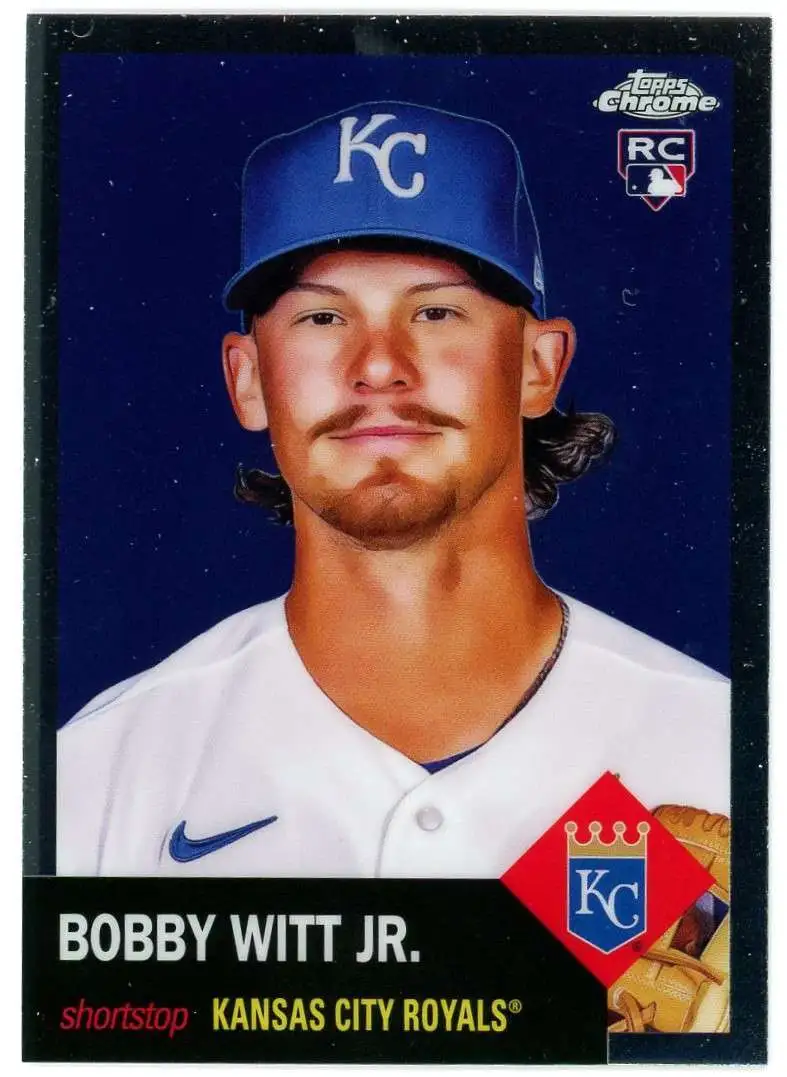 MLB 2022 Topps Chrome Platinum Single Card Bobby Witt Jr. 61 Rookie - ToyWiz