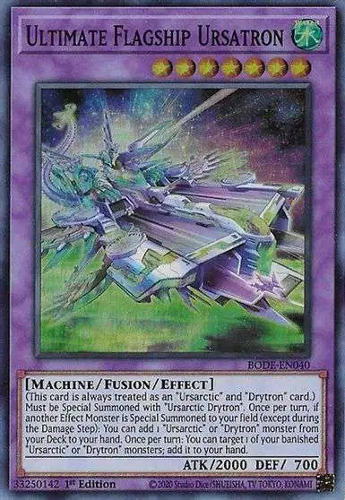YuGiOh Trading Card Game Burst of Destiny Single Card Super Rare Ultimate Flagship Ursatron BODE ...