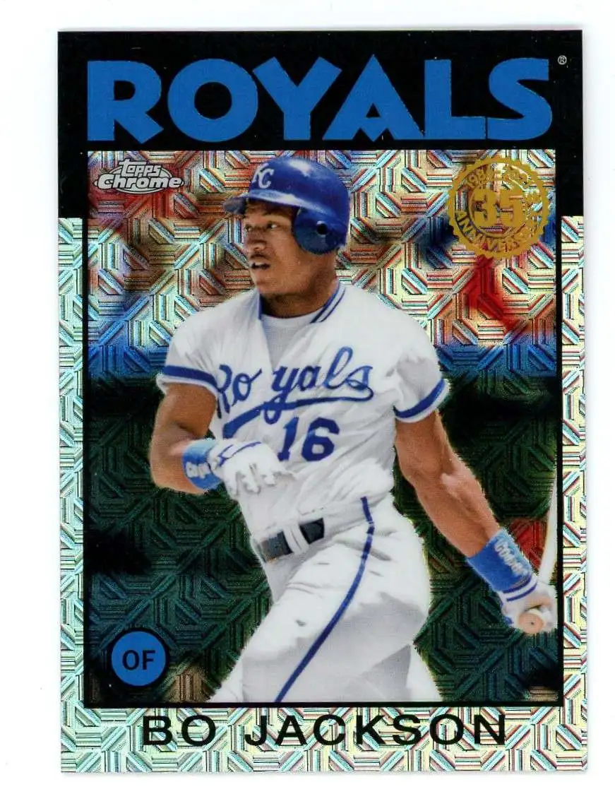 MLB 2021 Topps Chrome Single Card Silver Pack Mojo Bo Jackson 86C-25 ...
