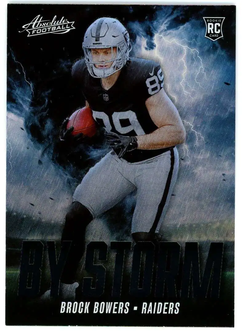 NFL 2024 Panini Absolute Football Single Card By Storm Brock Bowers BS ...