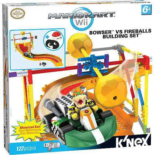 KNEX Super Mario Mario Kart Wii Bowser vs. Fireballs Set 38439 Damaged ...