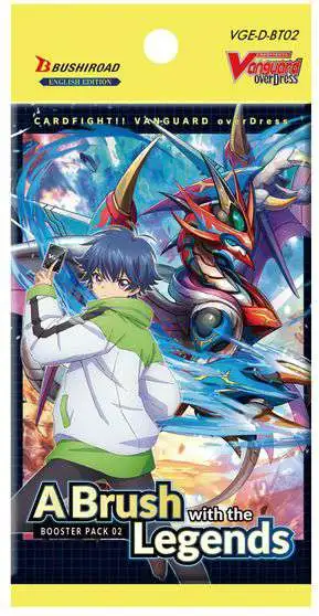 Cardfight Vanguard Trading Card Game overDress A Brush with the Legends Booster Pack VGE-D-BT02 ...