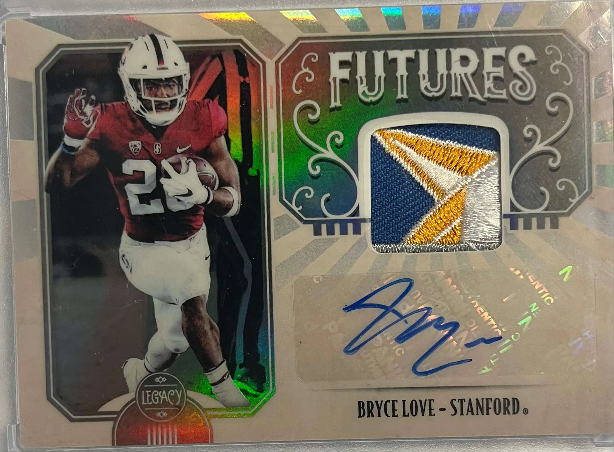 NFL 2019 Legacy Football Bryce Love Futures Autographed Single Card FP ...
