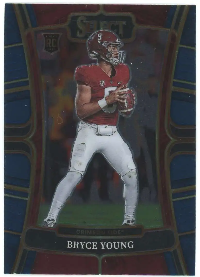 NFL 2023 Panini Select Draft Picks Single Card Blue Bryce Young 1 ...