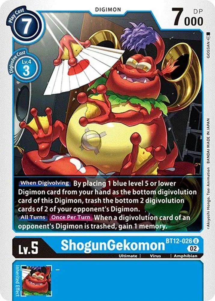 Digimon Trading Card Game Across Time Single Card Uncommon ...
