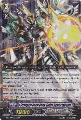 Cardfight Vanguard Catastrophic Outbreak Single Card RRR Rare Strongest Beast Deity, Ethics ...