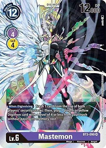 Digimon Trading Card Game Release Special Booster Single Card Super Rare Mastemon BT3-090 - ToyWiz