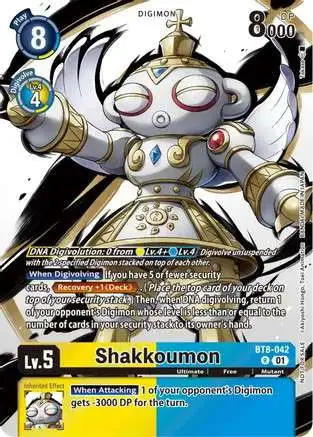 Digimon New Awakening Single Card Rare Shakkoumon BT8-042 Tamer Party Pack -The Beginning- - ToyWiz