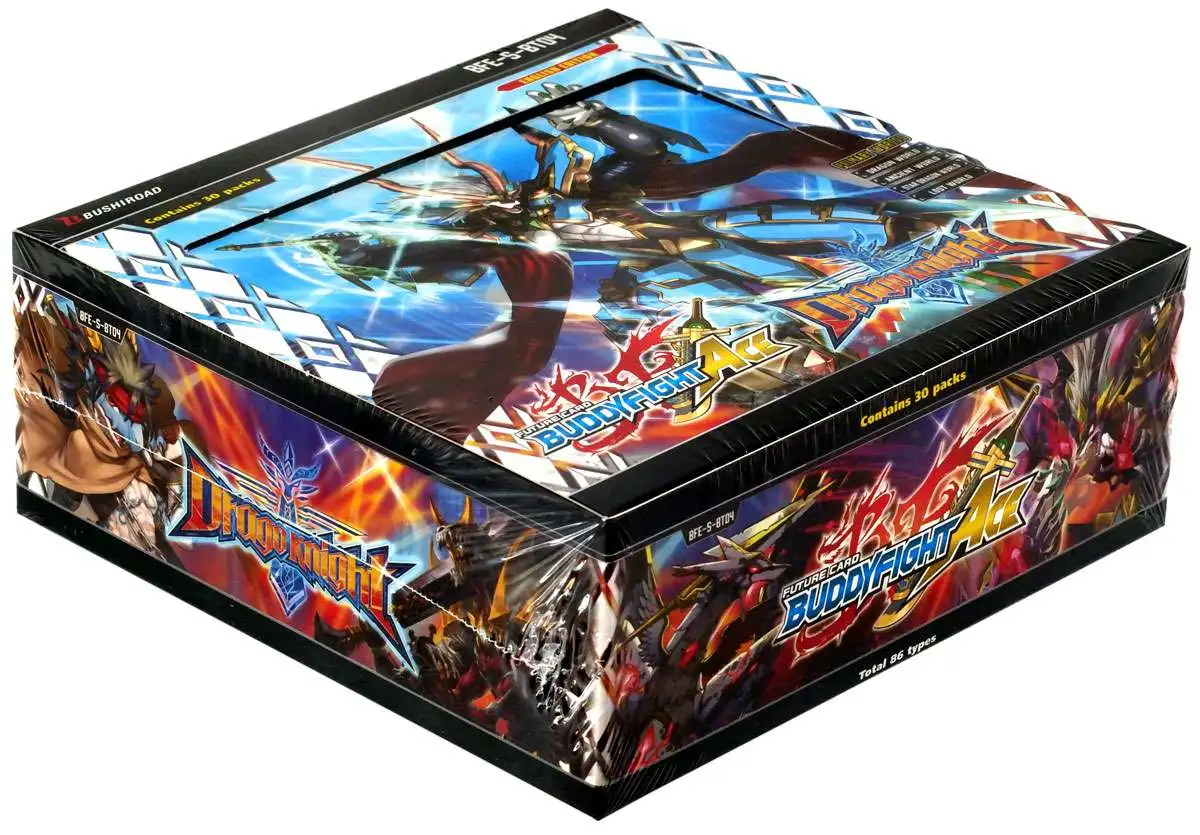 Future Card BuddyFight Trading Card Game Ace Drago Knight Booster Box BFE-S-BT04 30 Packs ...