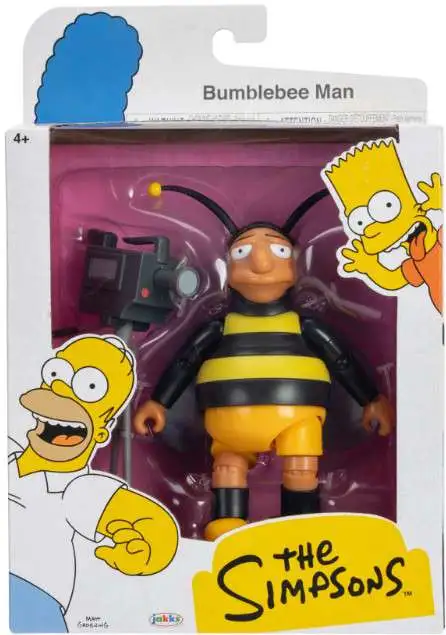 The Simpsons Wave 4 Bumblebee Man 5 Action Figure Video Camera Jakks ...