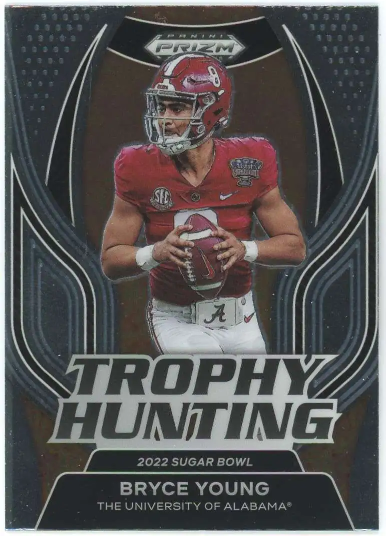 NFL 2023 Panini Prizm Draft Picks Single Card Bryce Young TH-19 Rookie, Trophy Hunting - ToyWiz