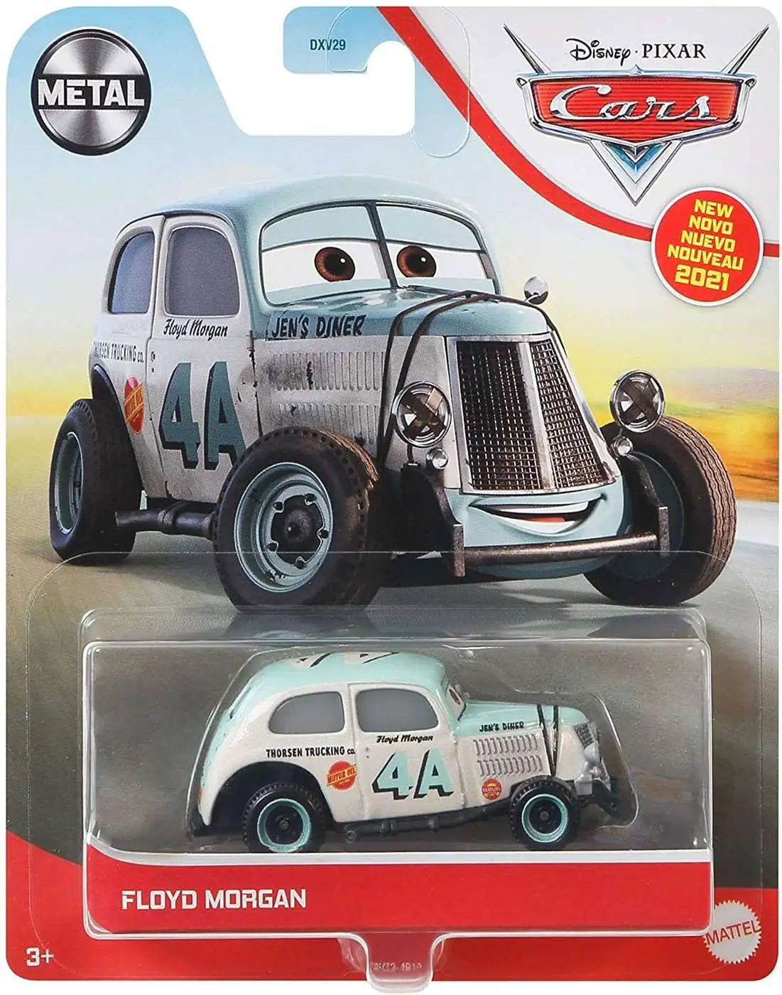 Disney Pixar Cars Cars 3 Metal Floyd Morgan 155 Diecast Car Mattel Toys ...
