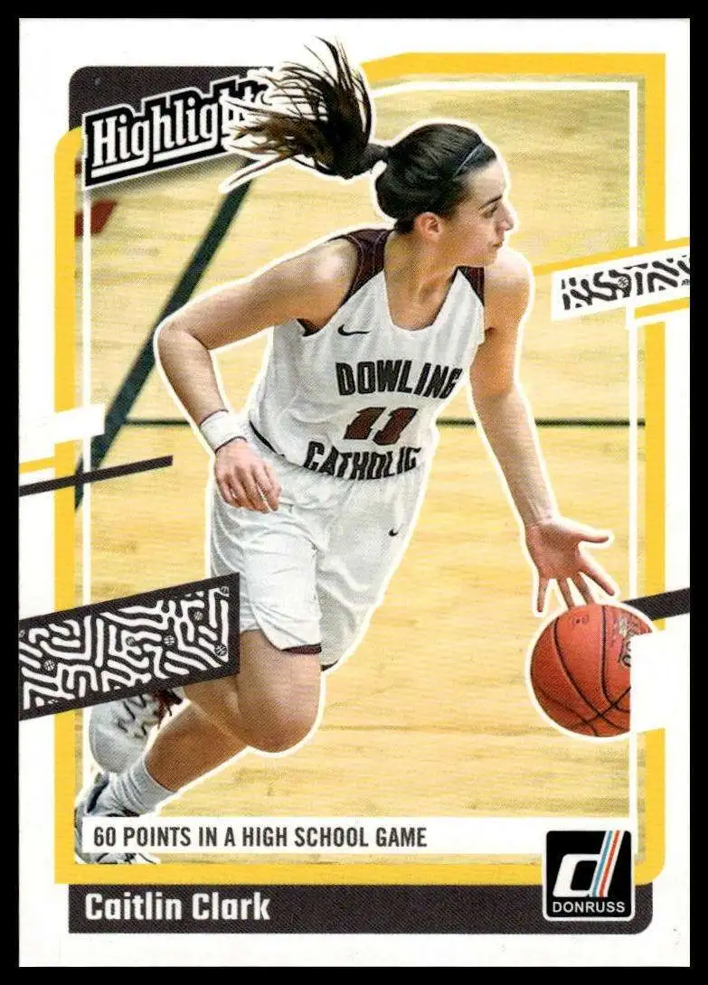 WNBA 2024 Panini Caitlin Clark Collection Single Card Highlights ...