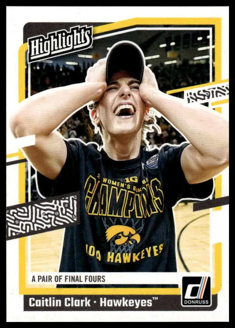 WNBA 2024 Panini Caitlin Clark Collection Single Card Highlights ...