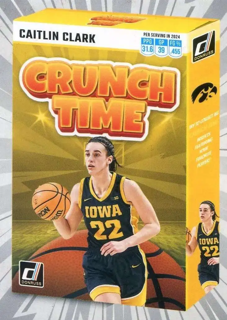 WNBA 2024 Panini Caitlin Clark Collection Single Card Crunch Time ...