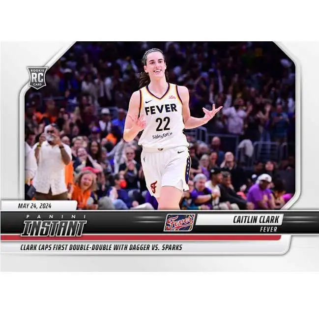 WNBA Indiana Fever 2024 Instant Basketball Single Card Caitlin Clark 28 ...