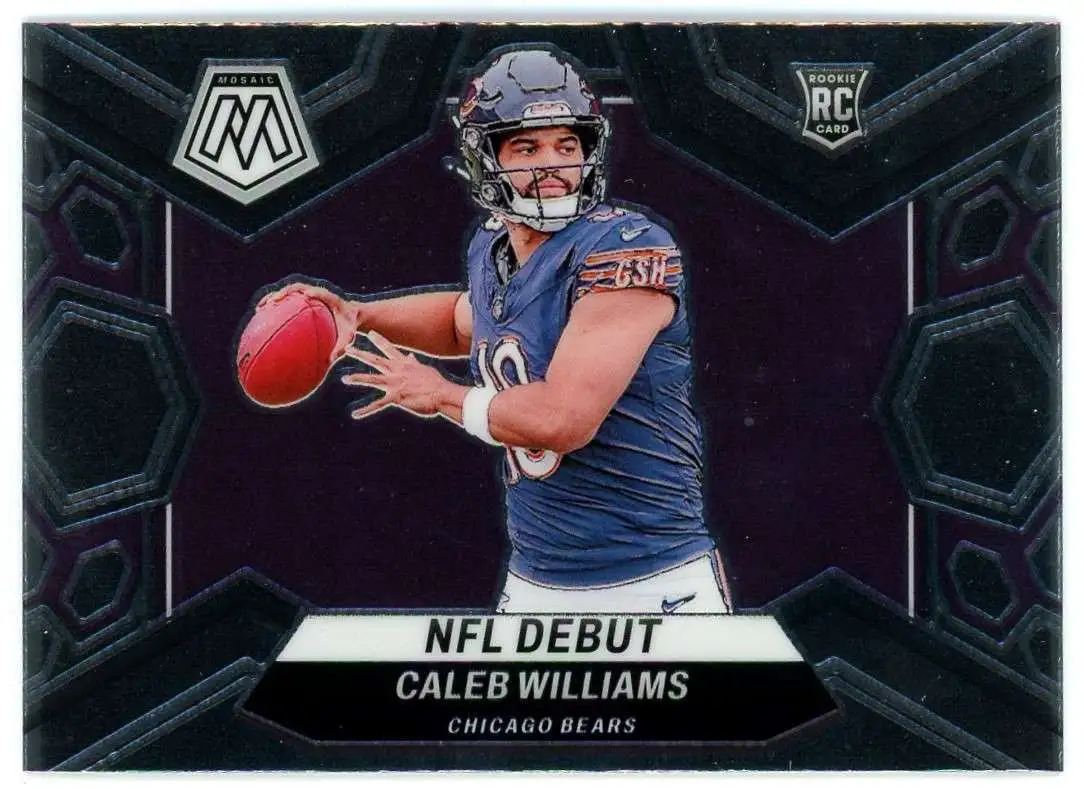 NFL 2024 Panini Mosaic Football Single Card Debut Caleb Williams 289 ...