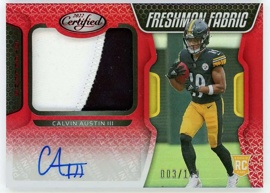 NFL Pittsburgh Steelers 2022 Panini Certified Single Card 3149 Freshman ...