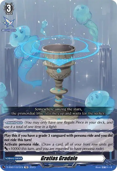 Cardfight Vanguard D-SS07 Stand Up Deckset Favrneel Single Card TD Gratias Gradale D-SS07023EN ...