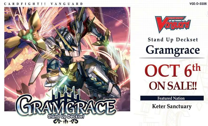 Cardfight Vanguard Trading Card Game overDress Special Series 06 Gramgrace Stand Up Deck Set ...