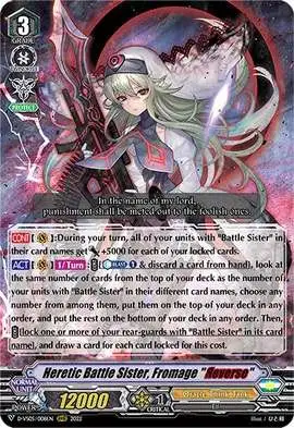 Cardfight Vanguard V Clan Collection Vol.5 Single Card RRR Rare Heretic Battle Sister, Fromage ...