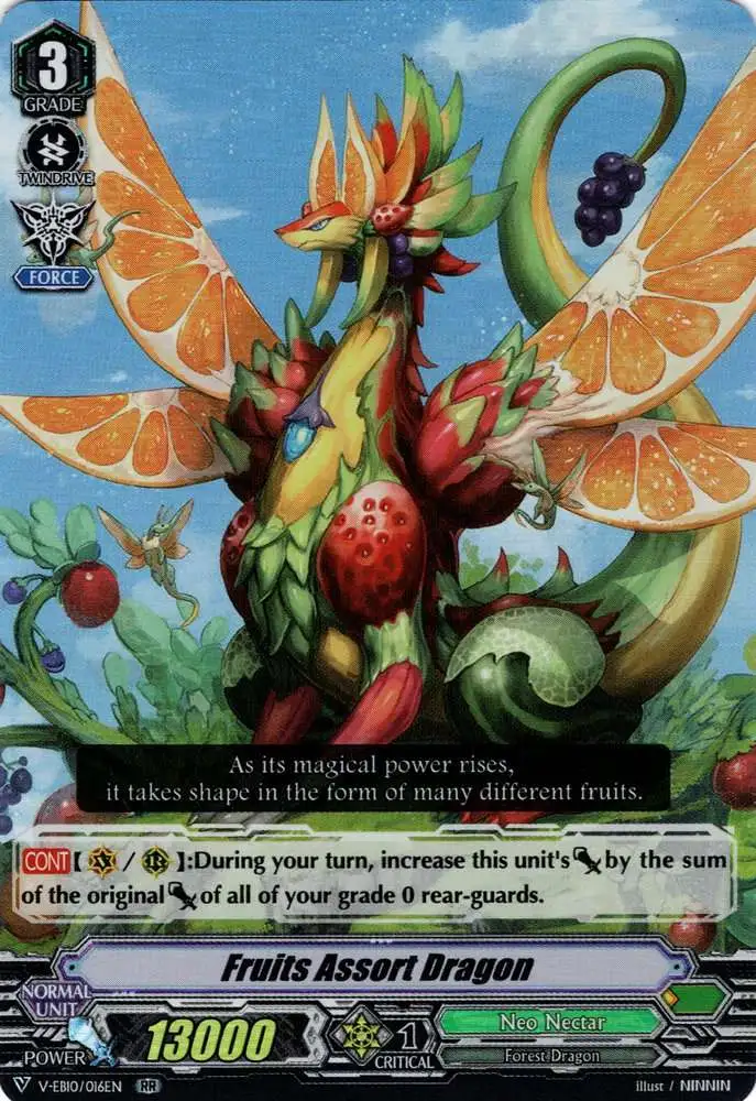 Cardfight Vanguard The Mysterious Fortune Single Card RR Rare Fruits ...