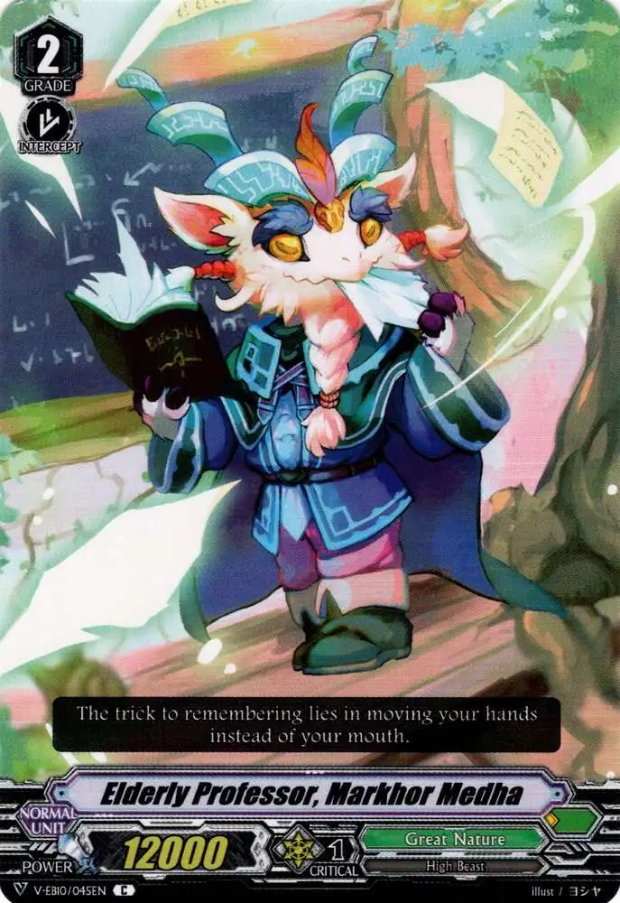 Cardfight Vanguard The Mysterious Fortune Single Card Common Elderly ...