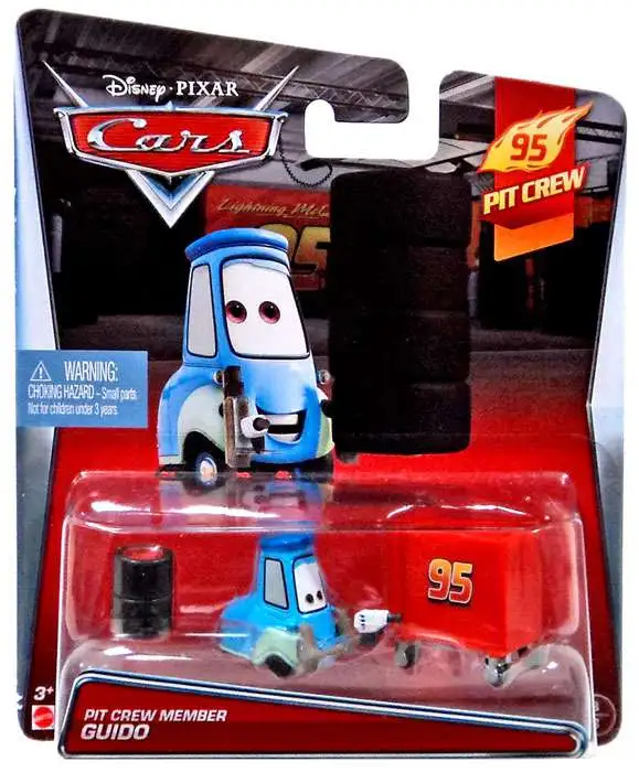 Disney Pixar Cars Pit Crew Member Guido 155 Diecast Car 38 Mattel Toys ...