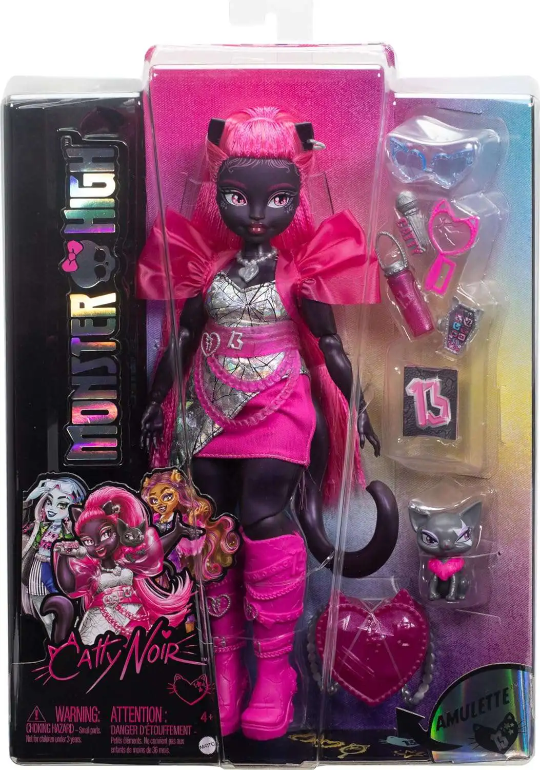 Monster High Catty Noir Exclusive Doll with Sphinx Mattel Toys - ToyWiz