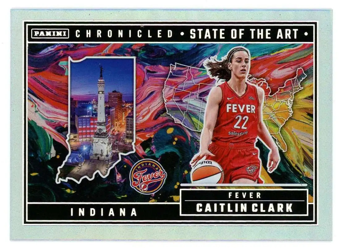 WNBA 2025 Panini Caitlin Clark Chronicled Single Card Holo State of the ...