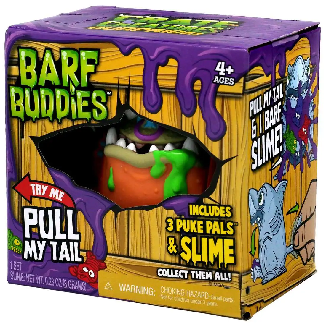 Crate Creatures Surprise Barf Buddies Grumble Figure MGA Entertainment ...