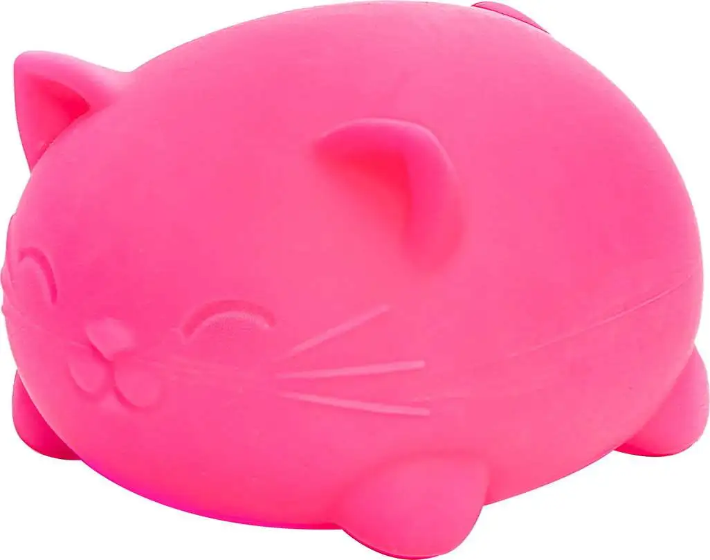 NeeDoh The Groovy Glob Super Cool Cats PINK Stress Ball Schylling - ToyWiz