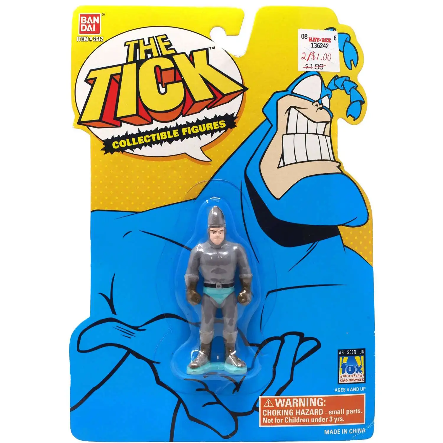 The Tick Human Bullet Collectible Figure Bandai - ToyWiz