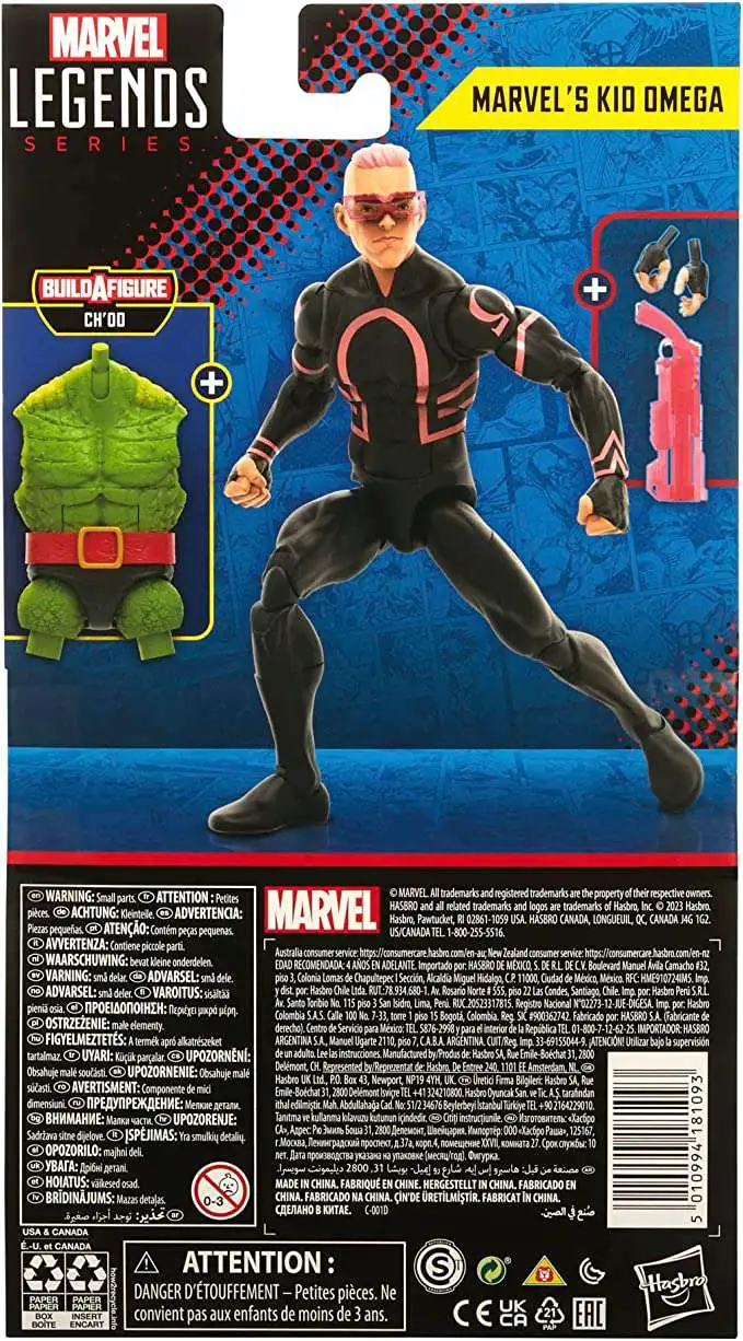 Marvel X-Men Marvel Legends Chod Series Kid Omega 6 Action Figure ...
