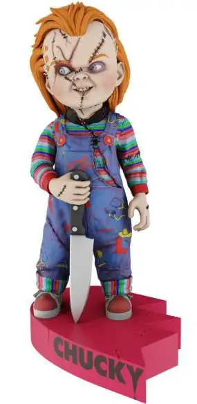 NECA Bride of Chucky Chucky 7 Head Knocker Heart Connect Base - ToyWiz