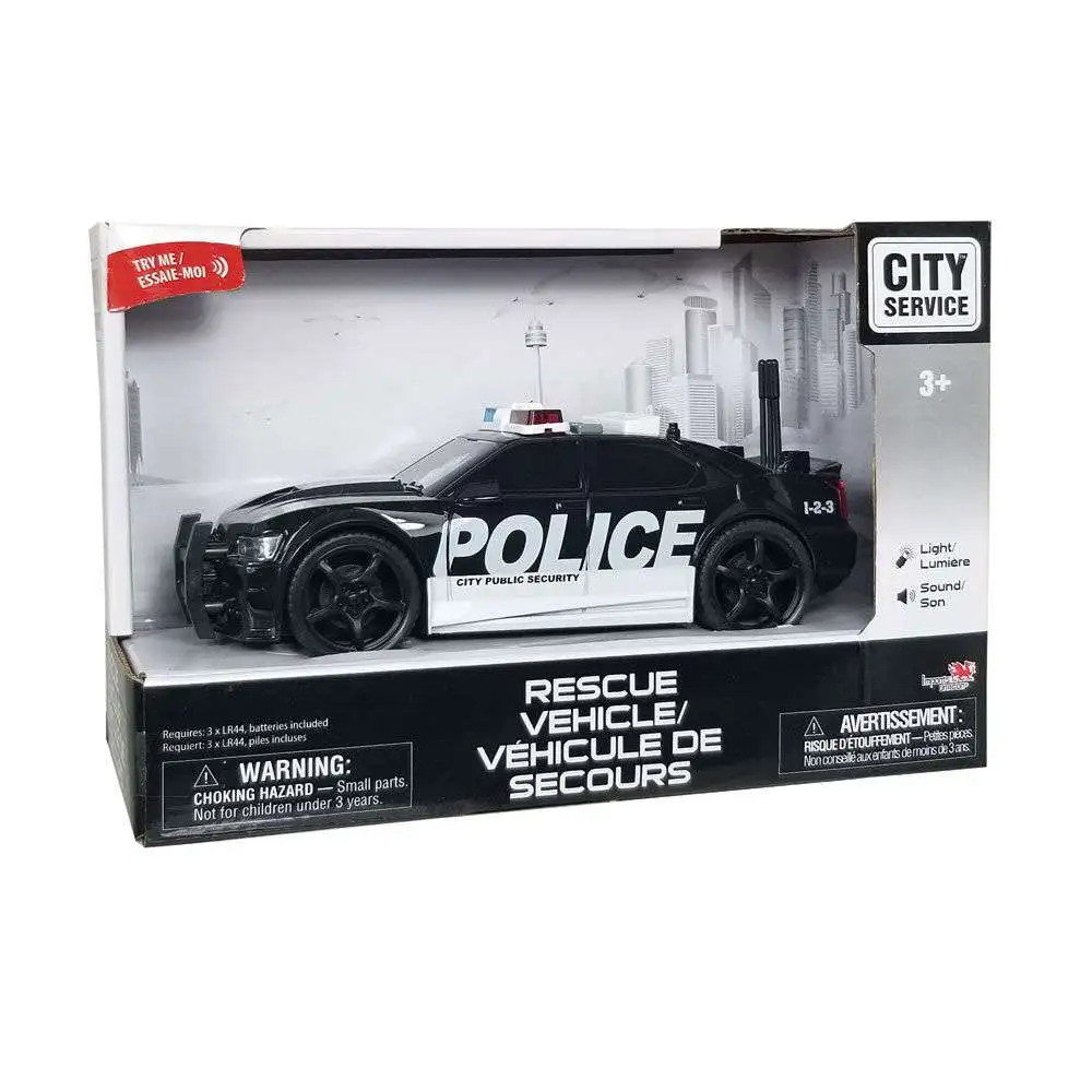 City Service Dragon Wheels Police Car 9 Rescue Vehicle City Public ...