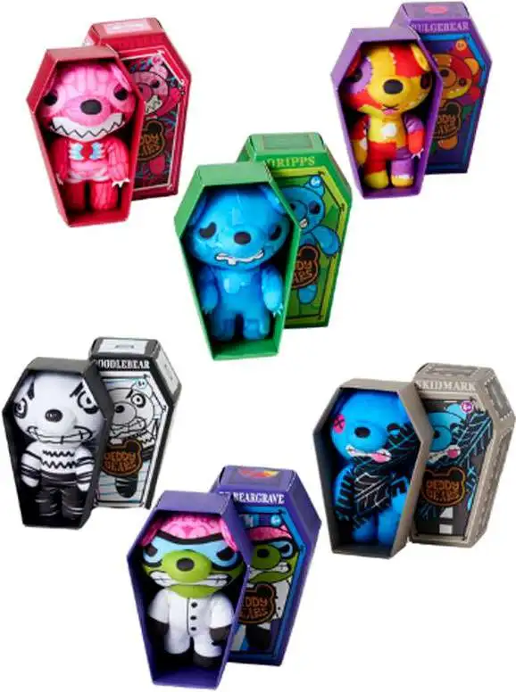 Deddy Bears Coffin Series 3 Dripps, Bulgebear, Gutsy Bear, Skidmark, Dr ...