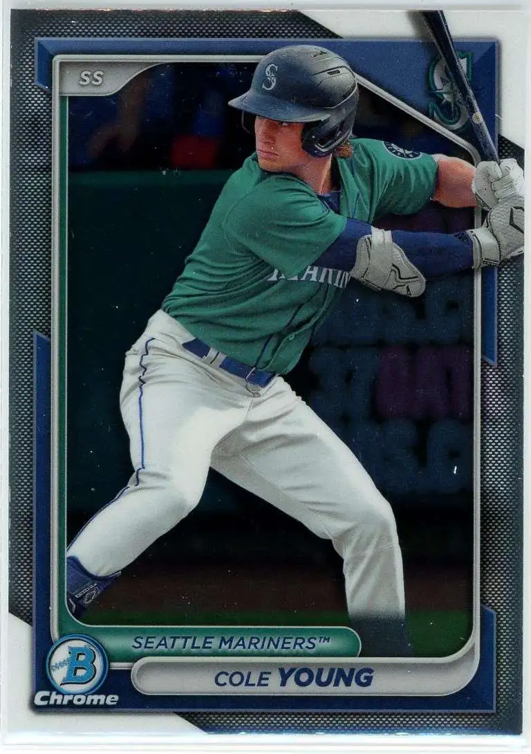 MLB Topps 2024 Bowman Baseball Single Card Chrome Prospects Cole Young ...