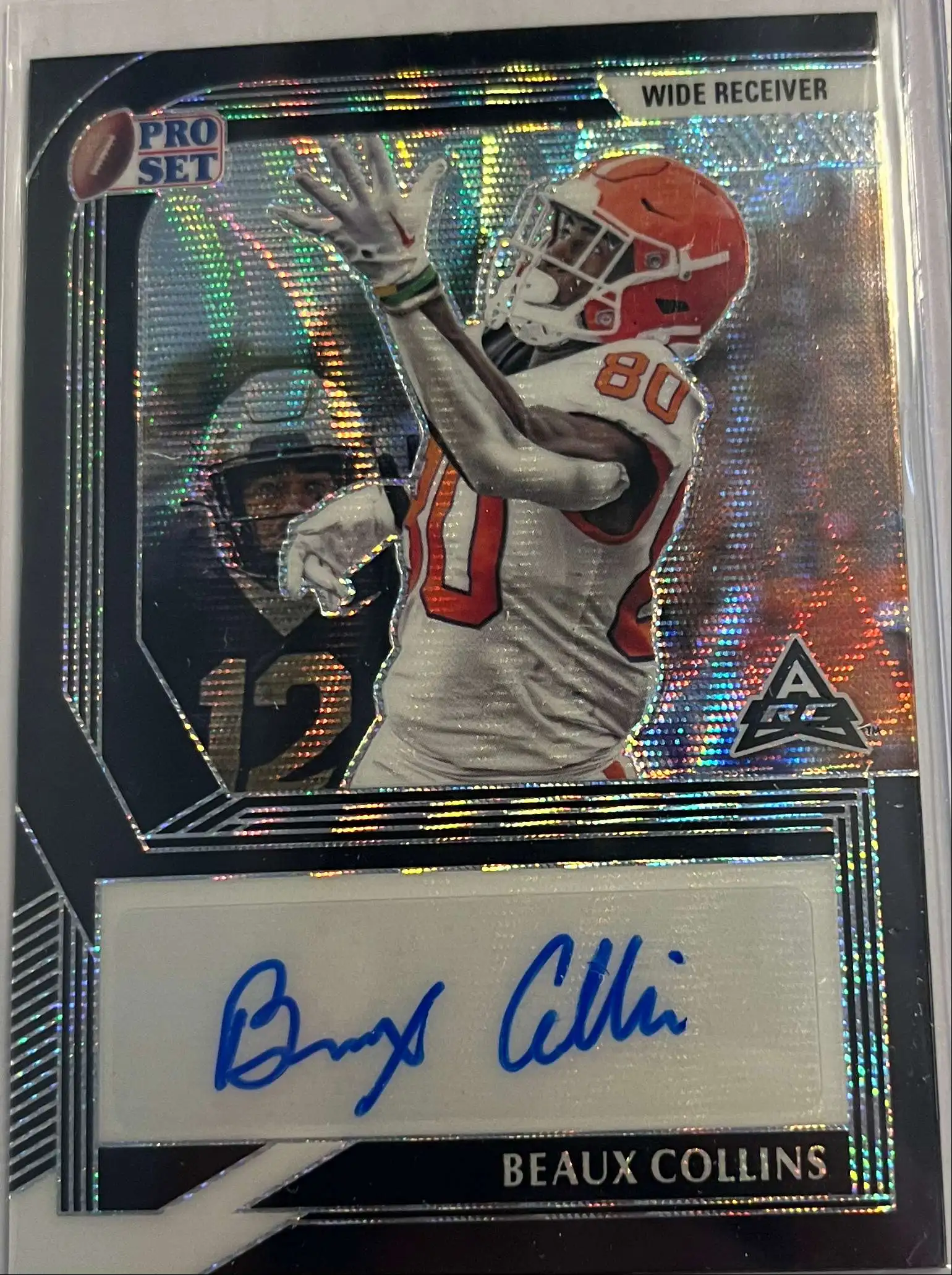 NFL Leaf 2022 Leaf Football Beaux Collins Black 215 Autographed Single ...