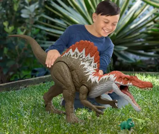 Jurassic World Spinosaurus 36 Super Colossal Action Figure Includes 2 ...