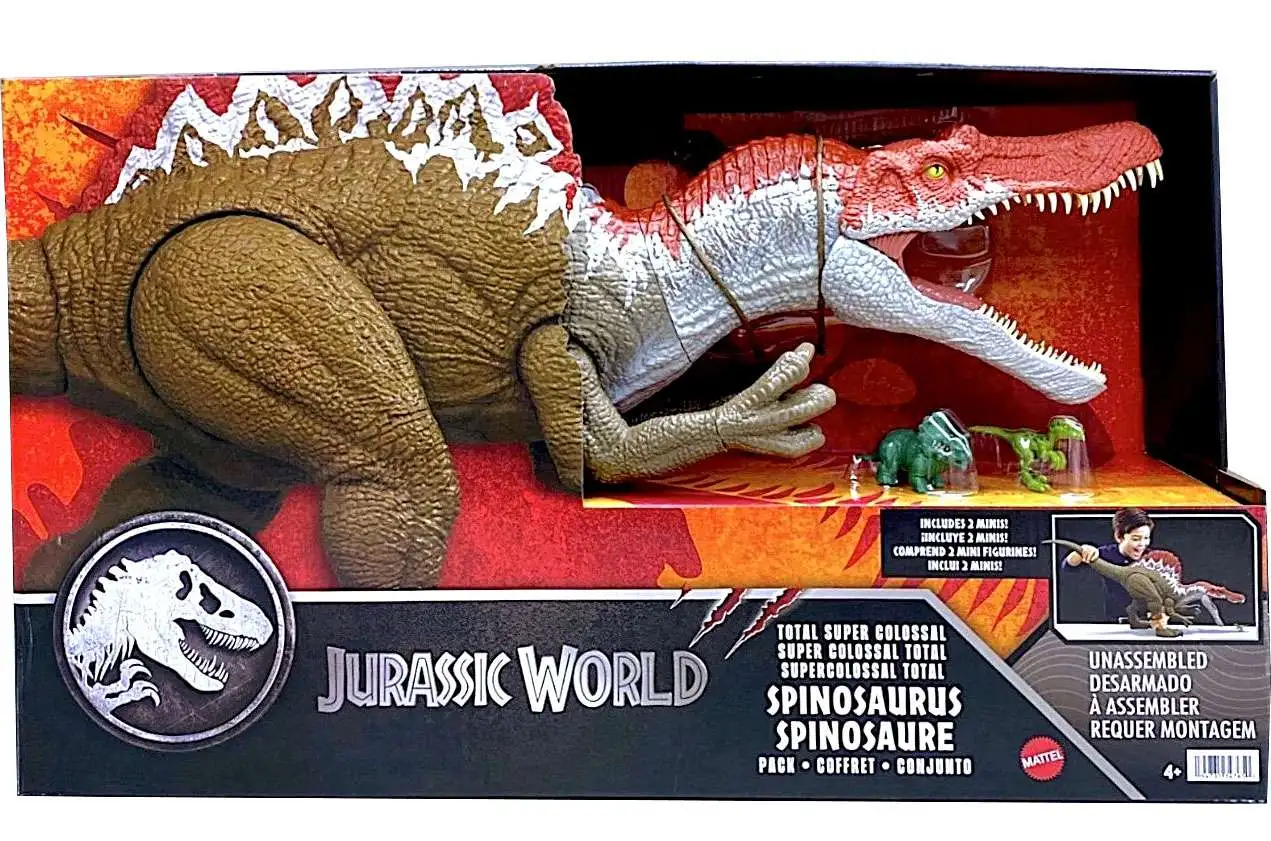 Jurassic World Spinosaurus 36 Super Colossal Action Figure Includes 2 ...