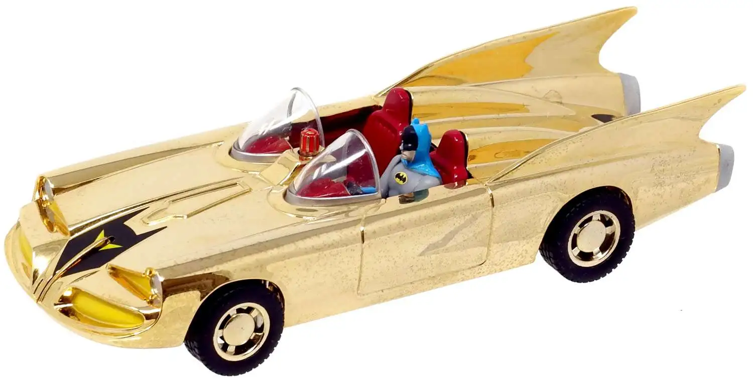 DC Batman Classic 1960s Batmobile 143 Diecast Vehicle Gold, Loose ...