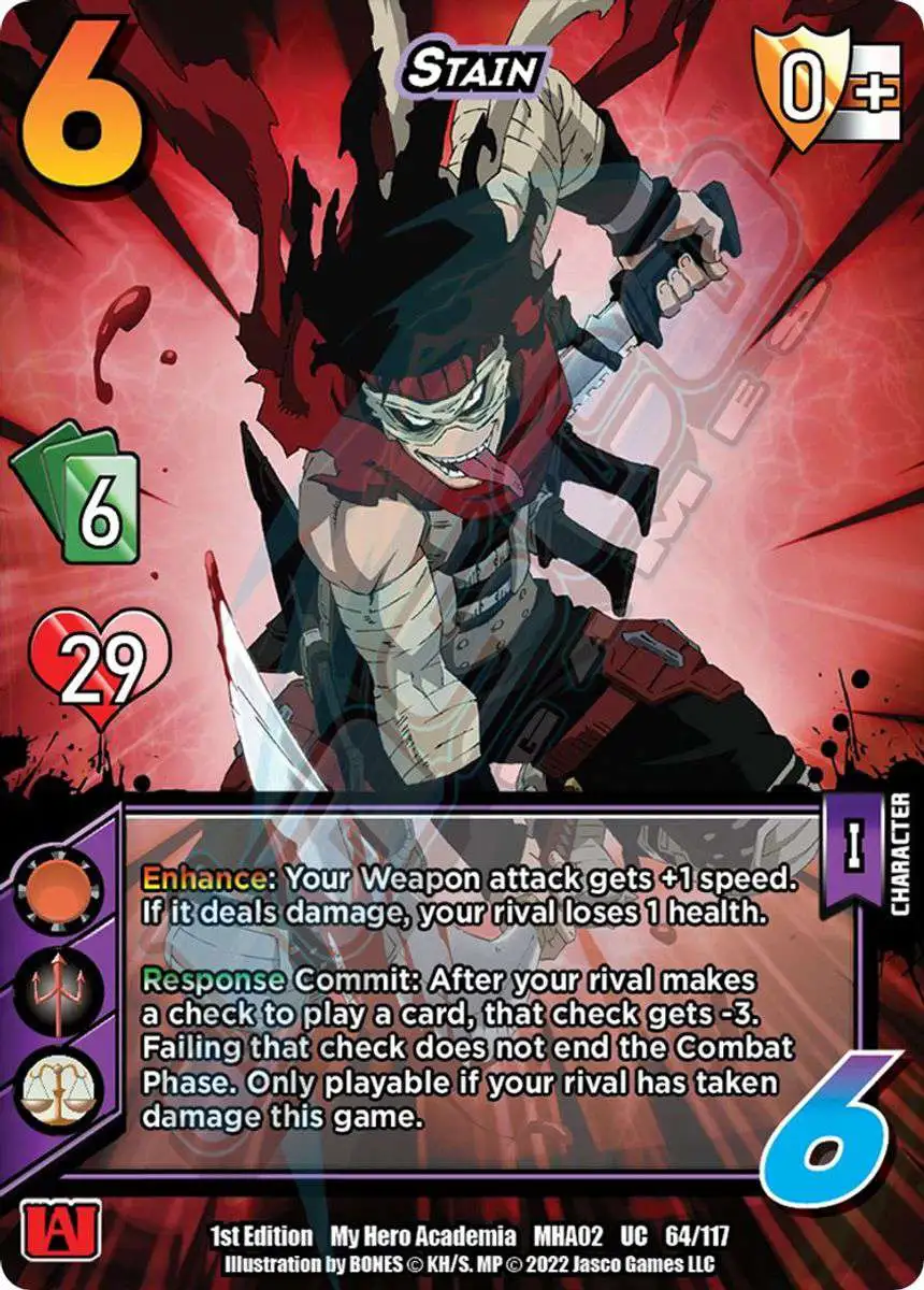 My Hero Academia Collectible Card Game Series 2 Crimson Rampage Single ...