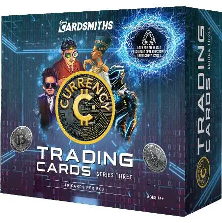 Currency Series 3 Trading Card MEGA Box 40 Cards Cardsmiths - ToyWiz