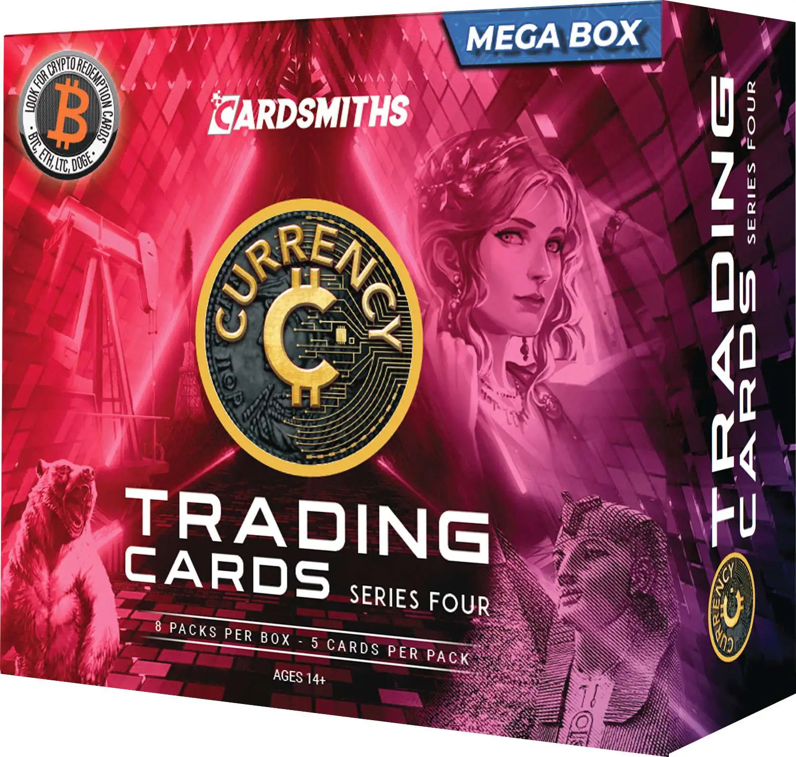 Currency Series 4 Trading Card MEGA Box 8 Packs Cardsmiths - ToyWiz
