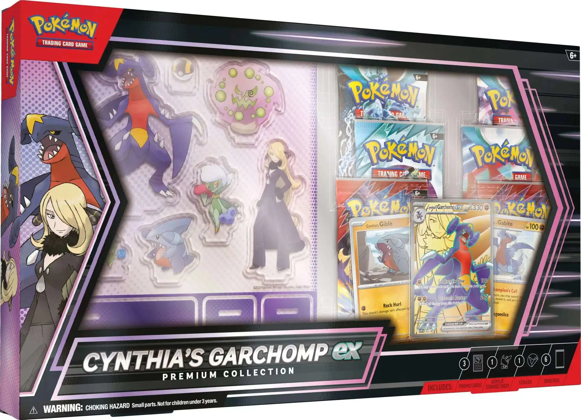 Pokemon Scarlet Violet Cynthias Garchomp ex Premium Collection 6 ...