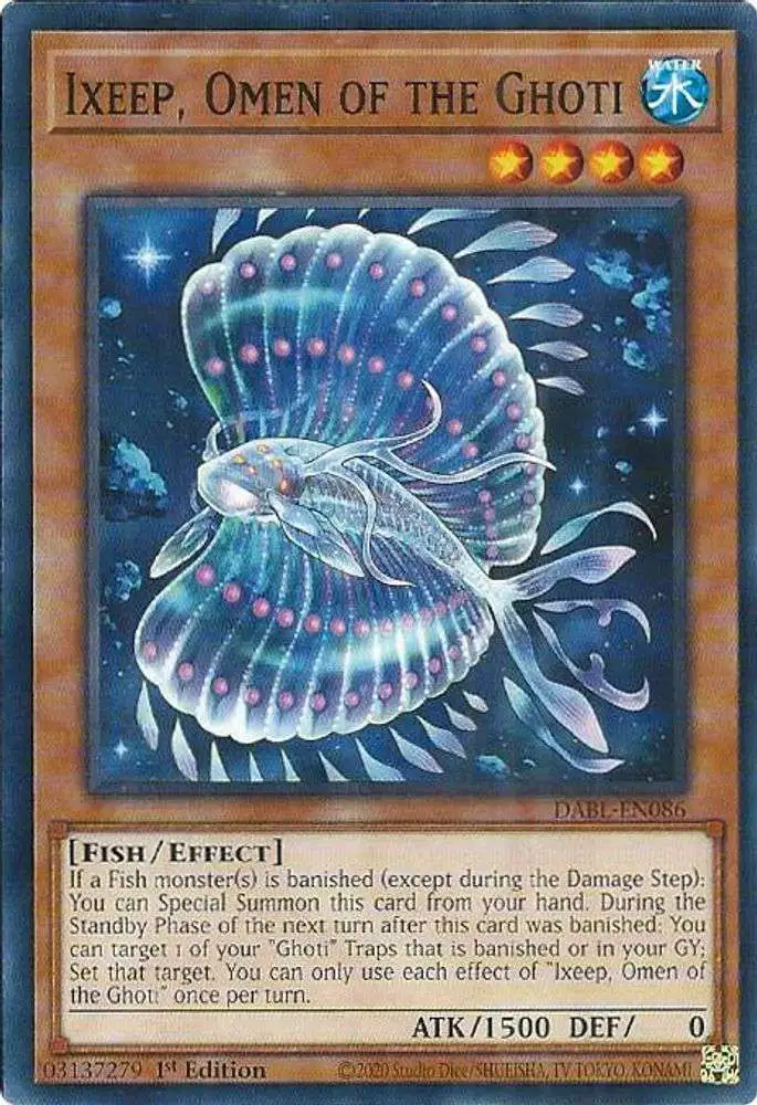 YuGiOh Darkwing Blast Single Card Common Ixeep, Omen of the Ghoti DABL ...
